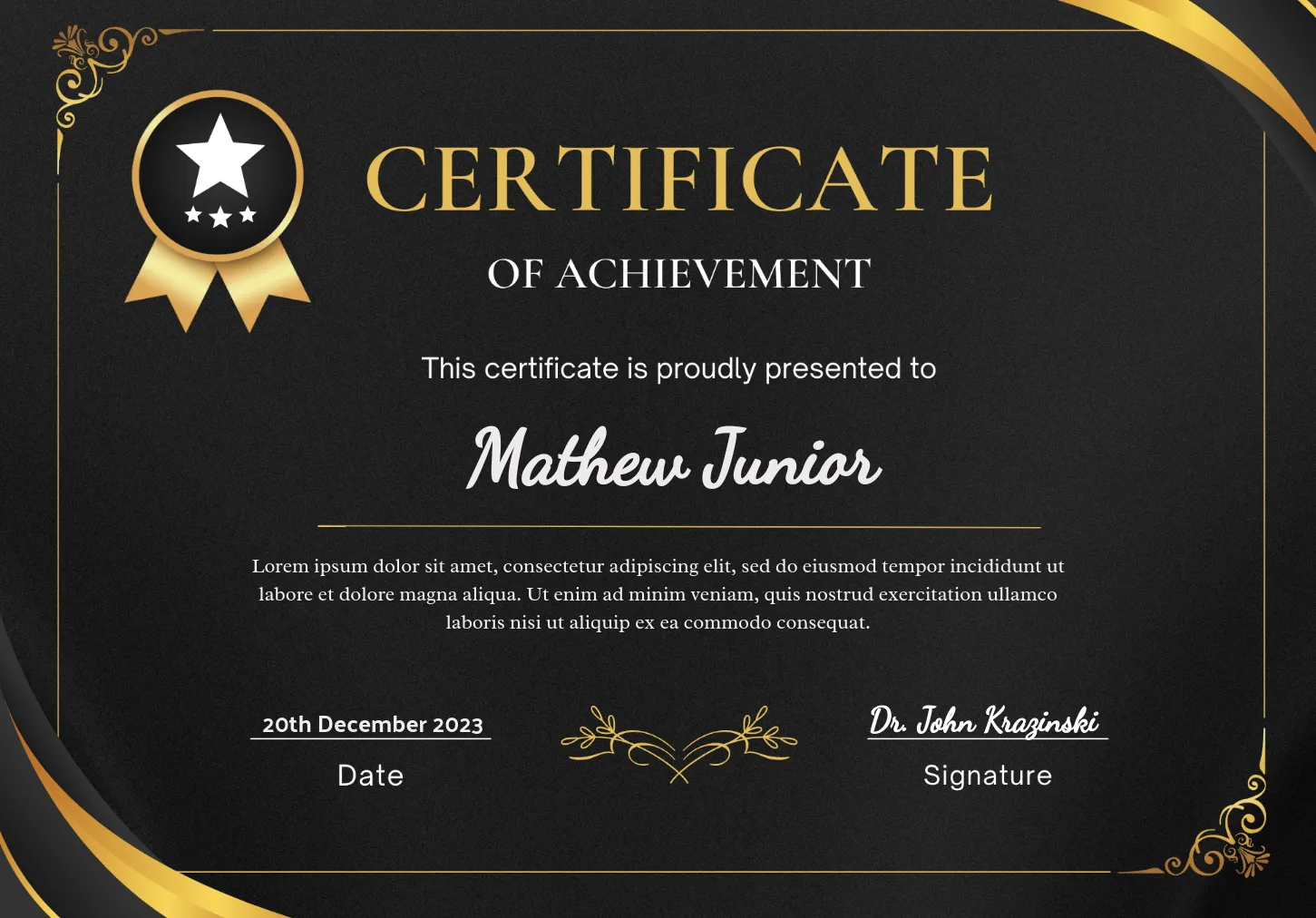 Customize 8 Certificate Templates