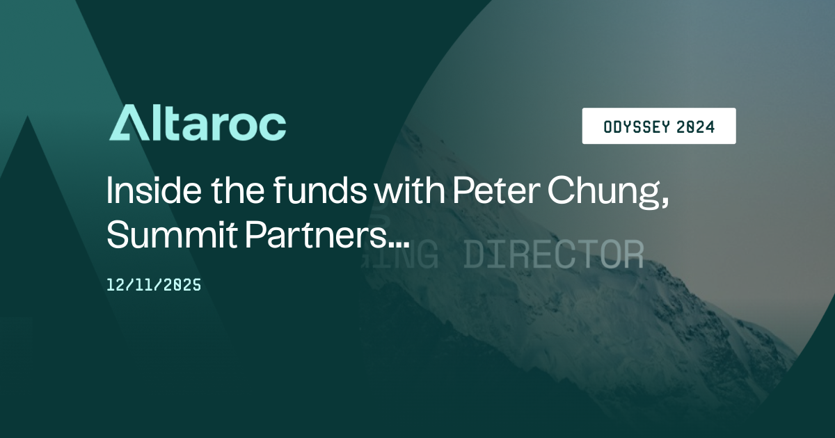 Inside the funds with Peter Chung, Summit Partners